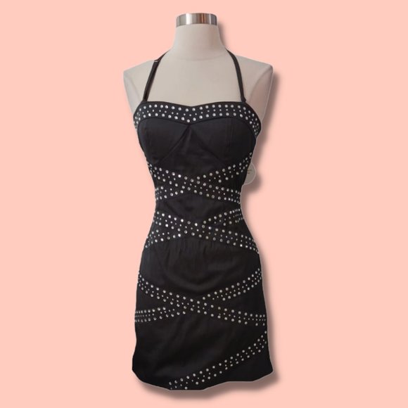 Nikibiki | Dresses | Mini Dress Size S Spaguetti Straps Halter Neckline ...